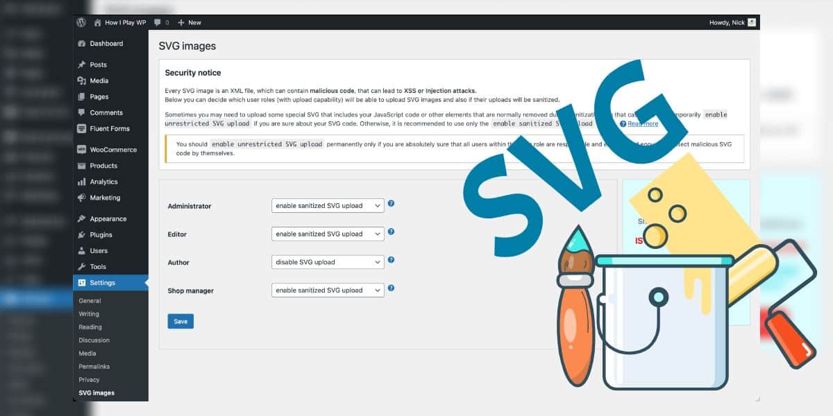 How To Upload SVG Images Safely In WordPress - How I WP